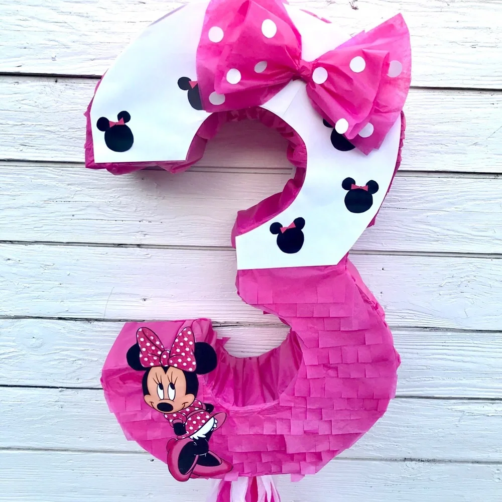 Other | Minnie Mouse Number Three Piata | Poshmark